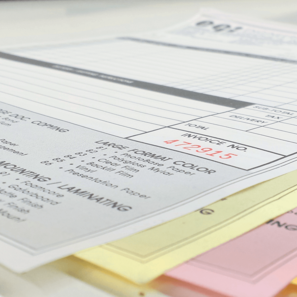 Carbonless Forms – Onondaga County Print Shop